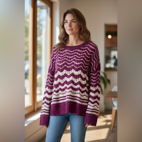 JODIFL | Sweaters | Jodifl Open Knit Sweater Size L | Poshmark